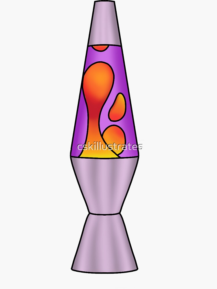 "Original Lava Lamp Sticker" Sticker for Sale by cskillustrates | Redbubble