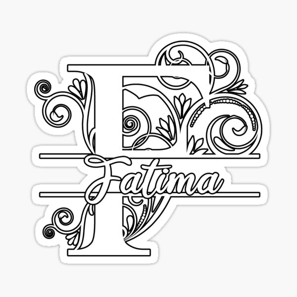 Name Fatima Stickers | Redbubble