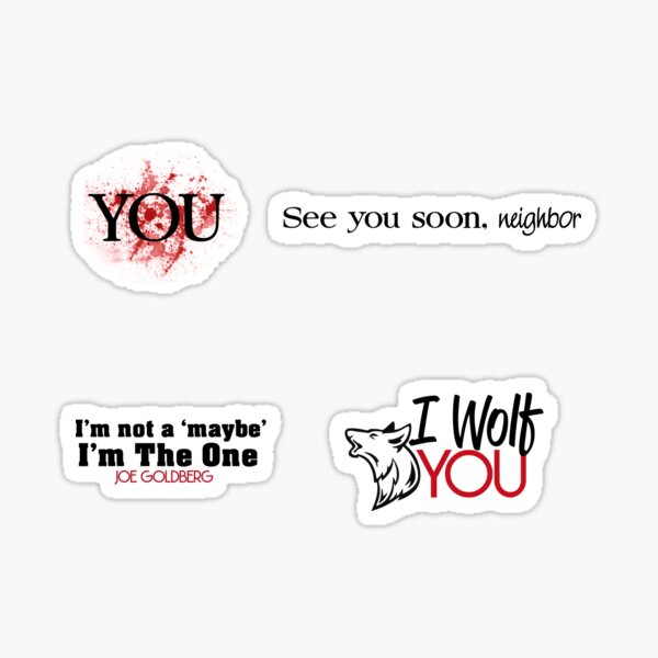 "'You' Netflix Original Sticker Pack" Sticker for Sale by AEmery07 ...