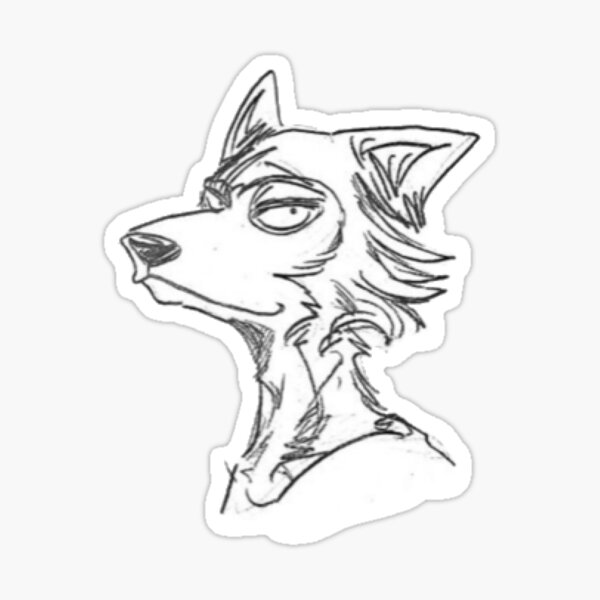 "Beastars Legosi sticker" Sticker for Sale by Michaelsans | Redbubble