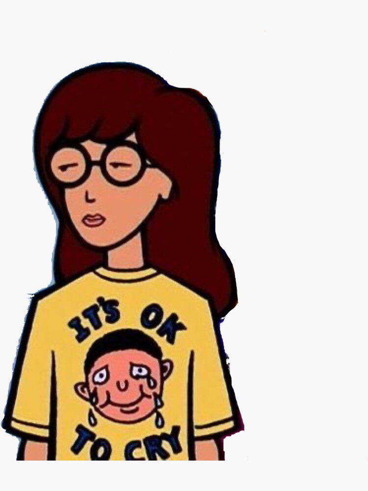 "Daria" Sticker for Sale by missgabarbie | Redbubble