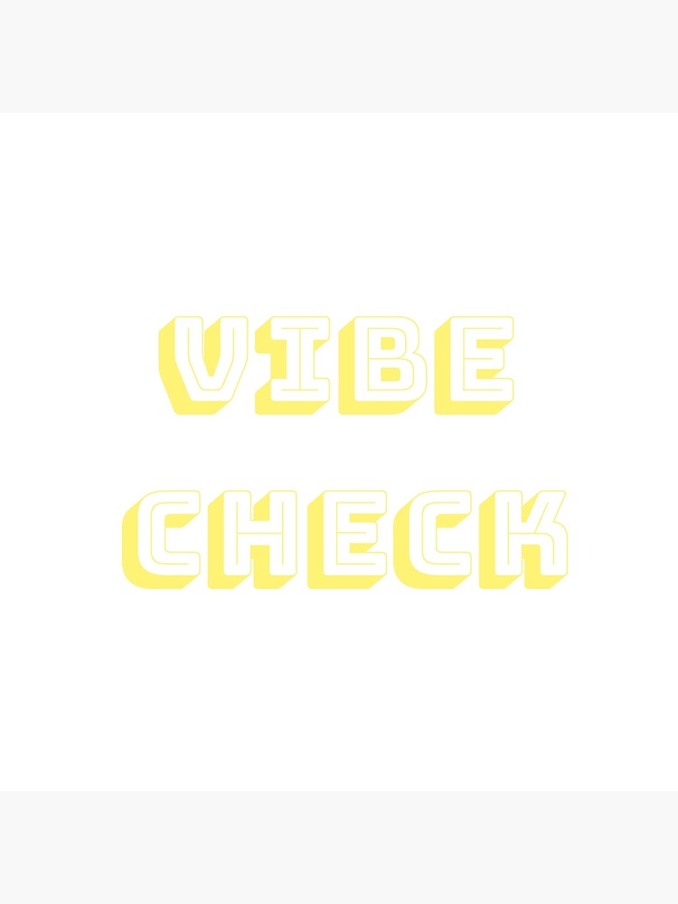 "Vibe Check" Poster by AaliaArt | Redbubble