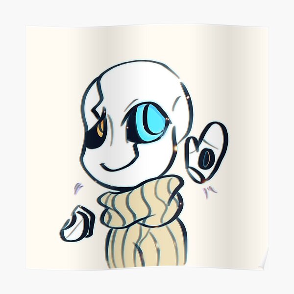 "Chibi Gaster" Poster for Sale by Sapphire561 | Redbubble