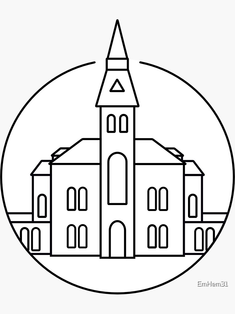 "Anderson Hall KSU Icon" Sticker for Sale by EmHem31 | Redbubble