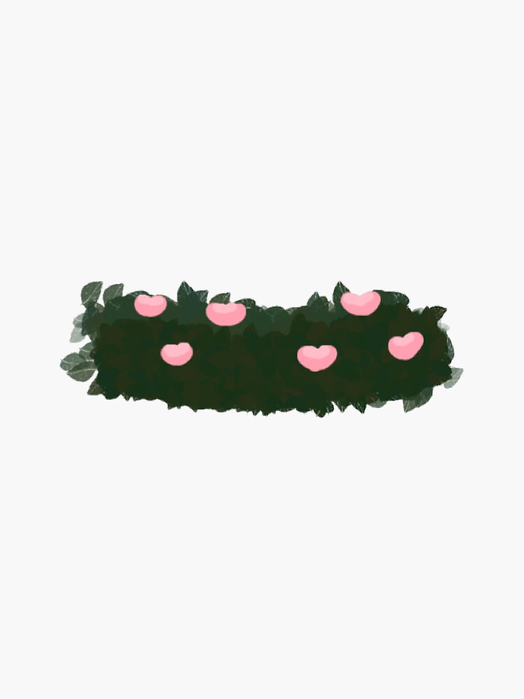 "Cute bush sticker" Sticker for Sale by keyoni | Redbubble