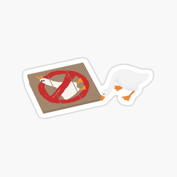 " Untitled goose game sticker" Sticker for Sale by KarapuZpUz | Redbubble