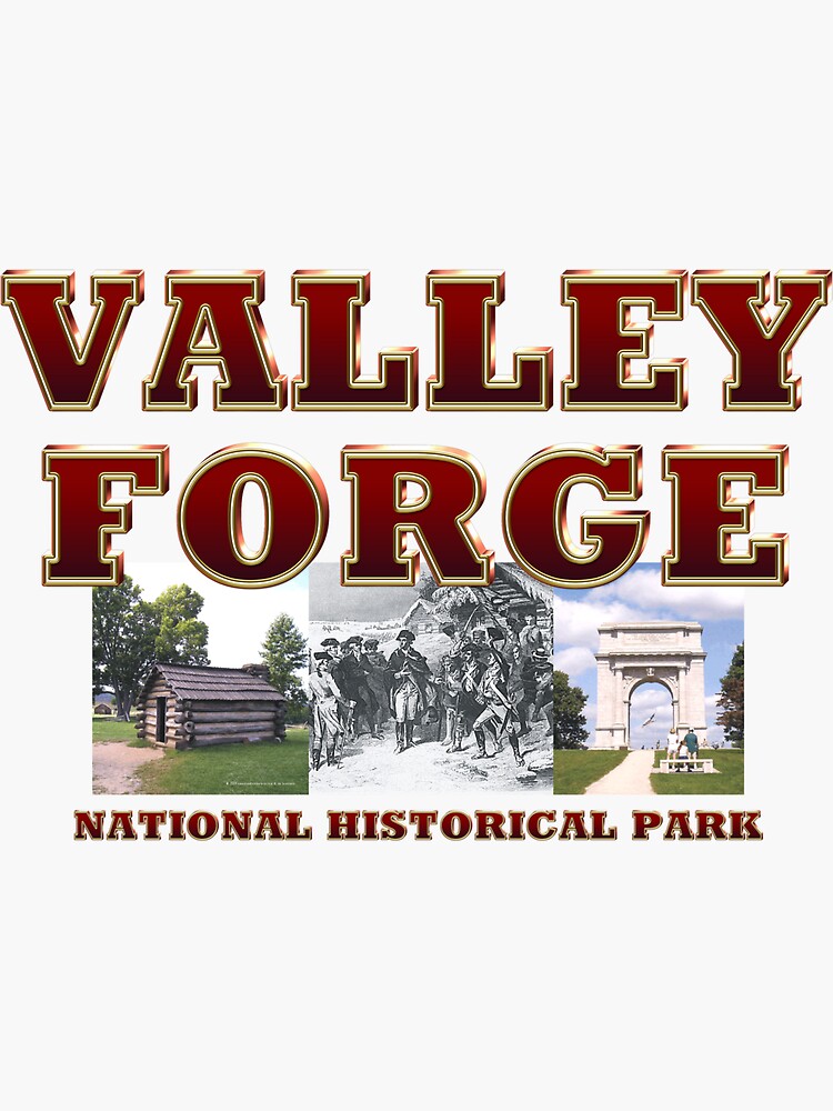 "Valley Forge" Sticker for Sale by teepossible | Redbubble