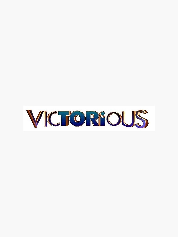 "victorious logo" Sticker for Sale by puamelia22 | Redbubble