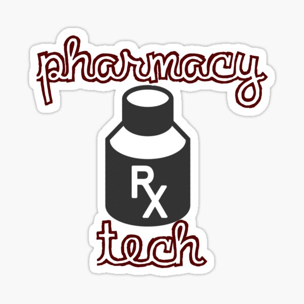 "Pharmacy Tech" Sticker by hanfraz77 | Redbubble