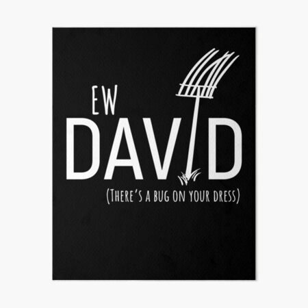 "Ew David, There's Bug On Your Dress. Schitt's Creek's David Rose with ...