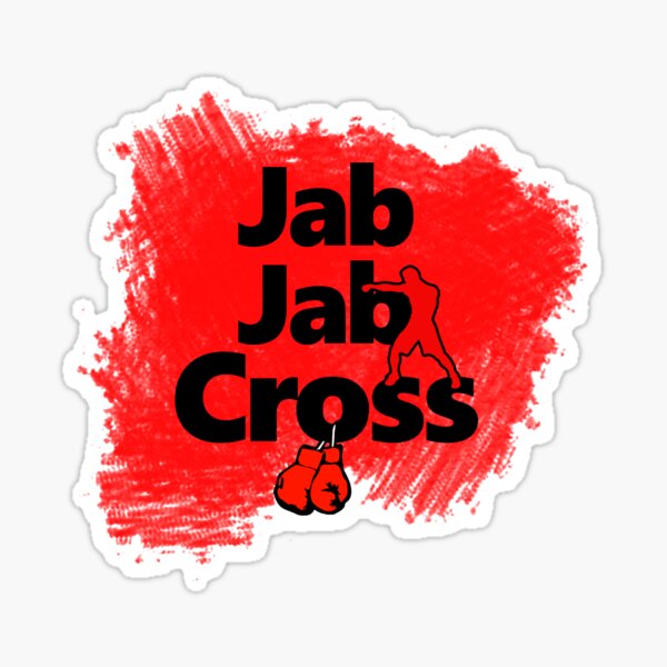 "Jab Jab Cross" Sticker by Quinton00990099 | Redbubble