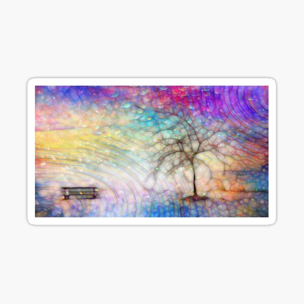 "Winter storm park" Sticker for Sale by redwitchart | Redbubble
