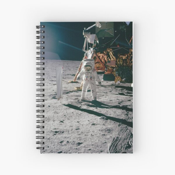 "APOLLO 11 EVA - Buzz Aldrin, Recently Released" Spiral Notebook for ...