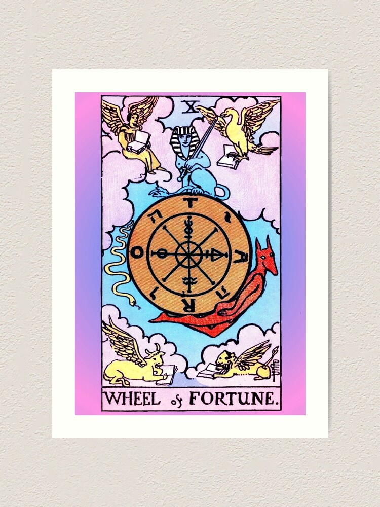 "Wheel of Fortune (Aesthetic)" Art Print by lapinlune | Redbubble