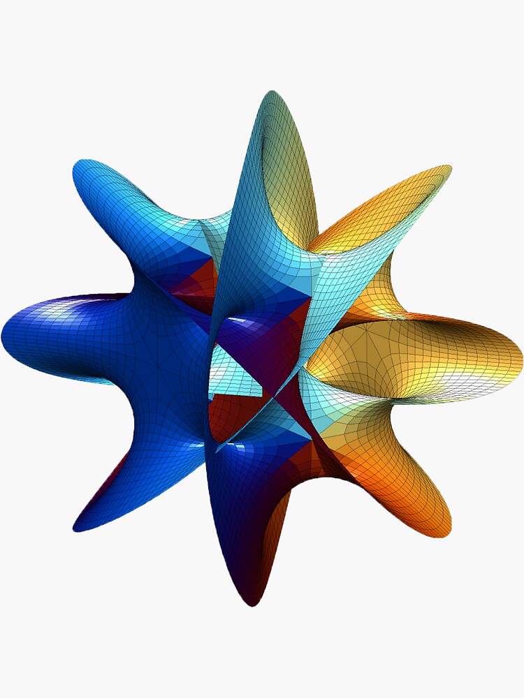 "calabi yau manifold" Sticker for Sale by monomachine | Redbubble