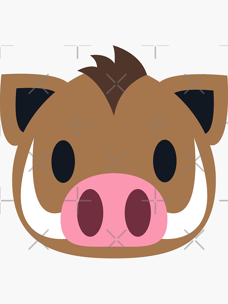 Cartoon Boar Face
