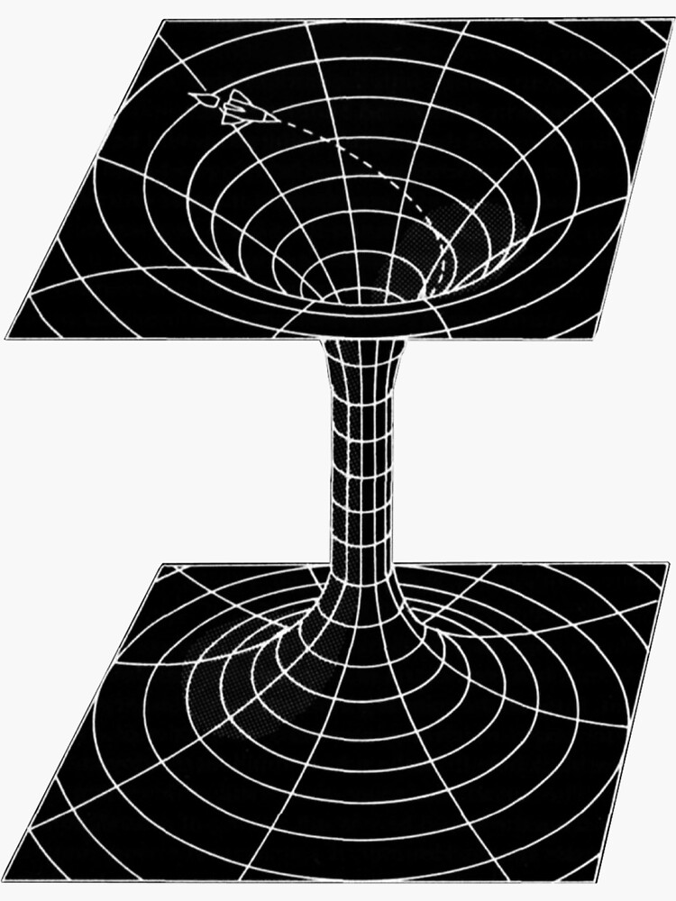 "wormhole" Sticker for Sale by monomachine | Redbubble