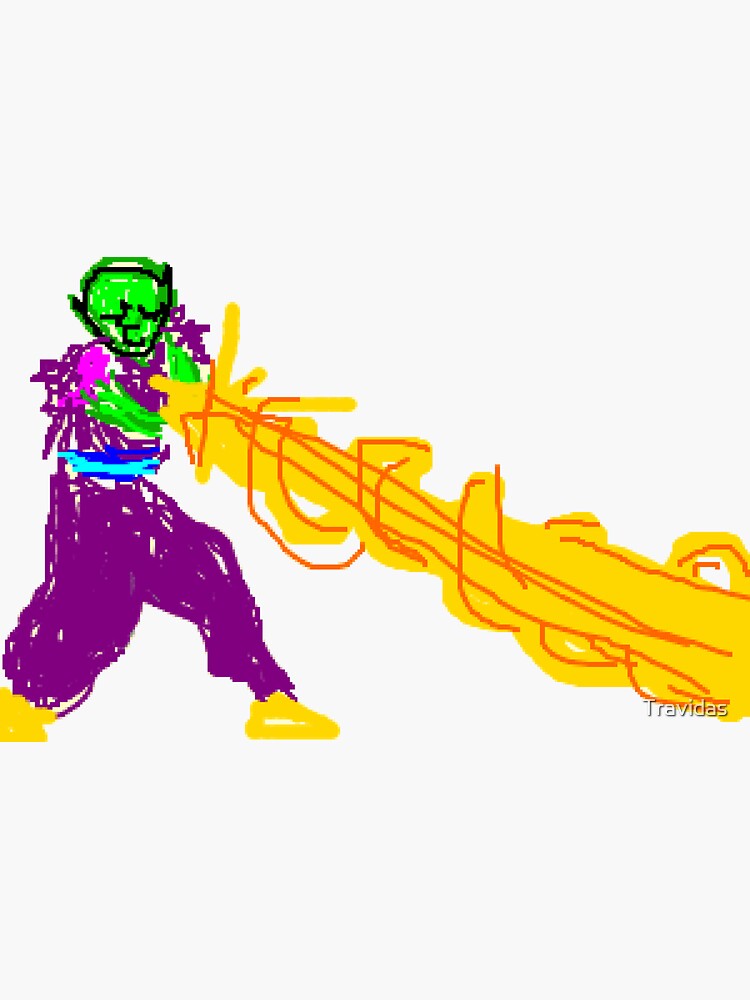 "Piccolo True Form" Sticker by Travidas | Redbubble