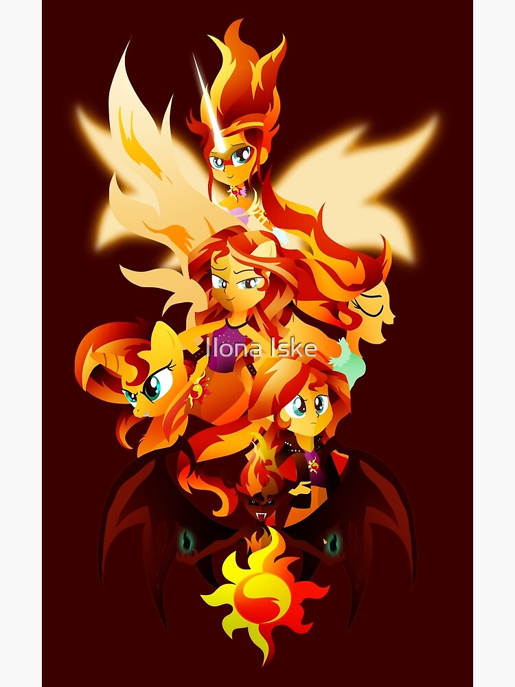 "Sunset Shimmer" Poster for Sale by TornadoTwist | Redbubble