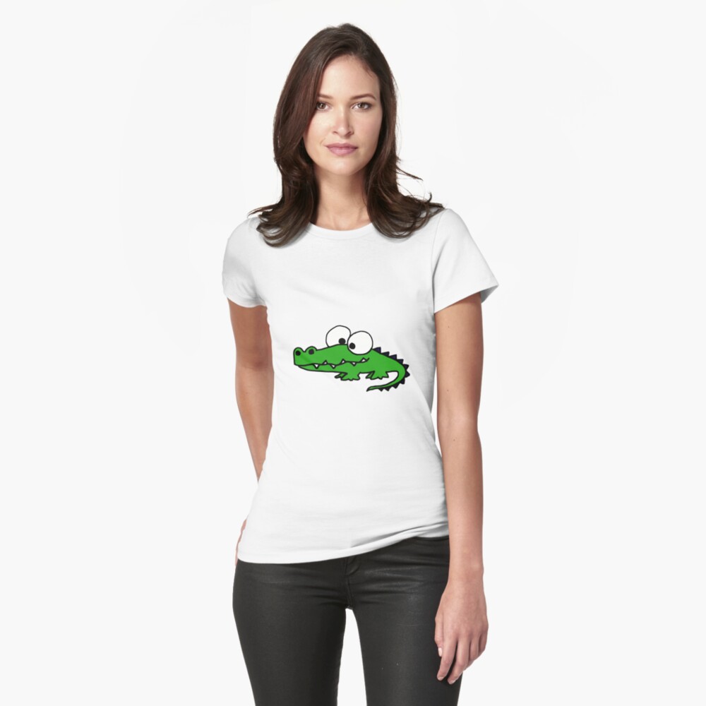 "Funky Goofy Alligator Cartoon" Sticker for Sale by naturesfancy ...