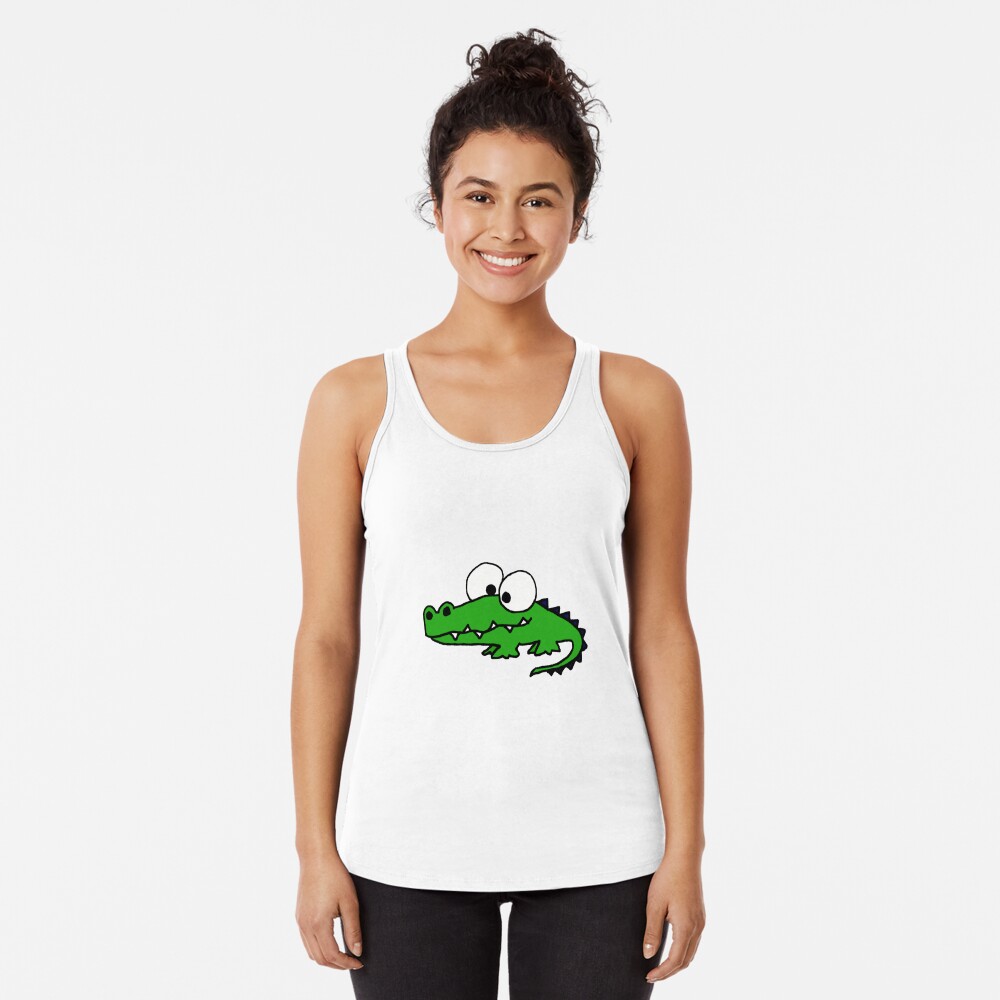 "Funky Goofy Alligator Cartoon" Sticker for Sale by naturesfancy ...