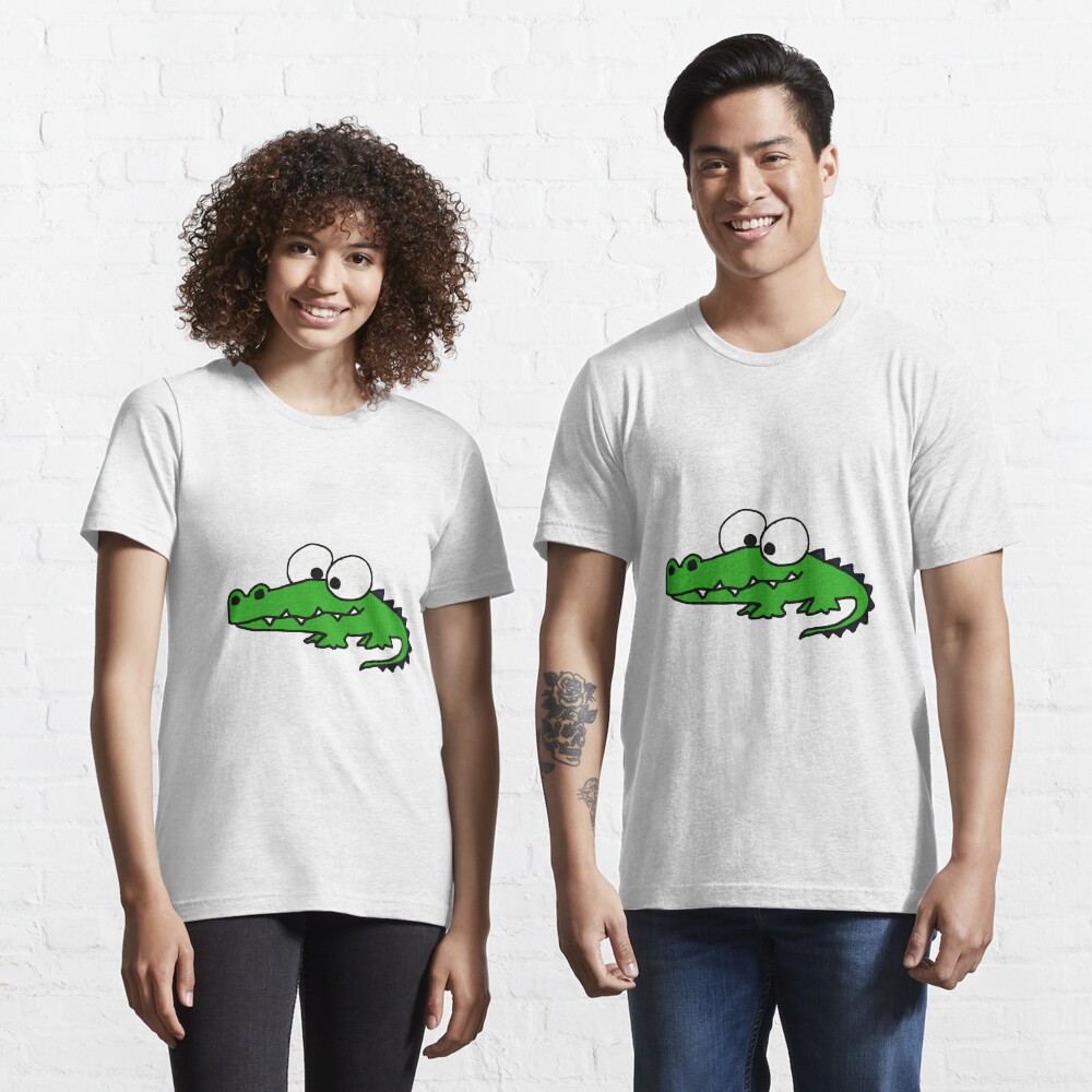"Funky Goofy Alligator Cartoon" Sticker for Sale by naturesfancy ...