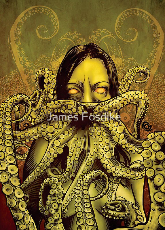 "Cthulhu Girl" by James Fosdike | Redbubble
