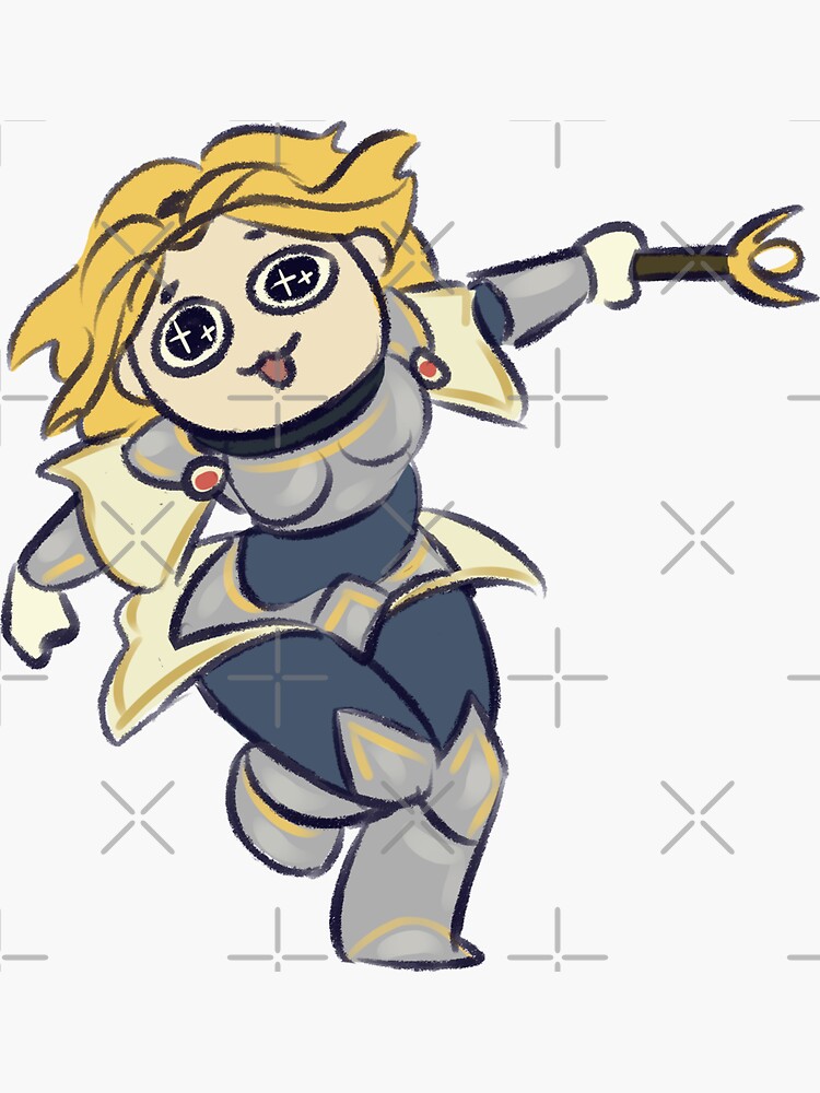 "Lux LoL Chibi Splash Art" Sticker by slenderfluid | Redbubble