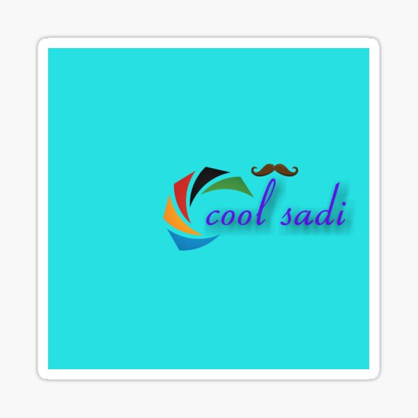 "Cool sadi superb logo" Sticker for Sale by sadashiv341 | Redbubble