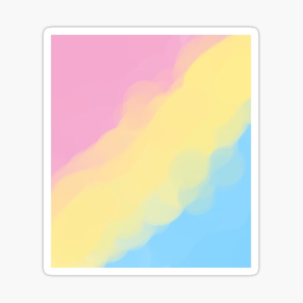 "Pastel Pan Pride " Sticker for Sale by SimplyPride | Redbubble