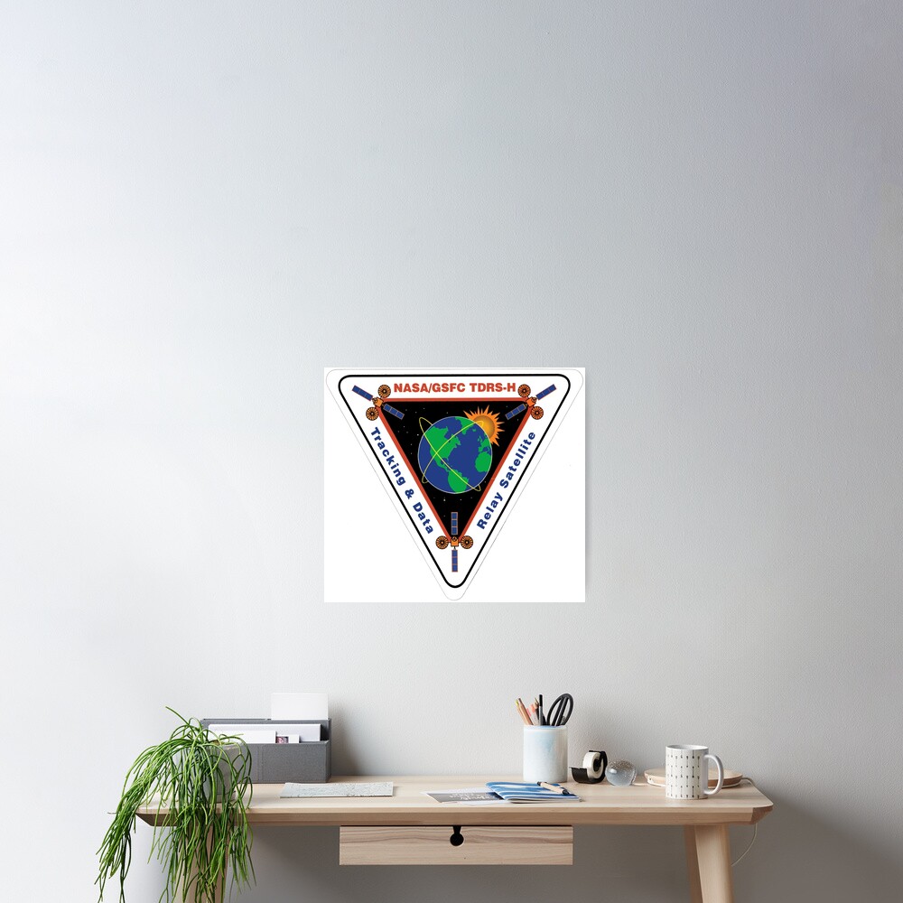 Póster «Logotipo de TDRS-H (TDRS 8)» de Spacestuffplus | Redbubble