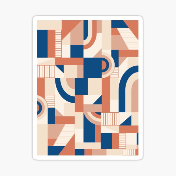 "Bold Blocks" Sticker for Sale by designdn | Redbubble
