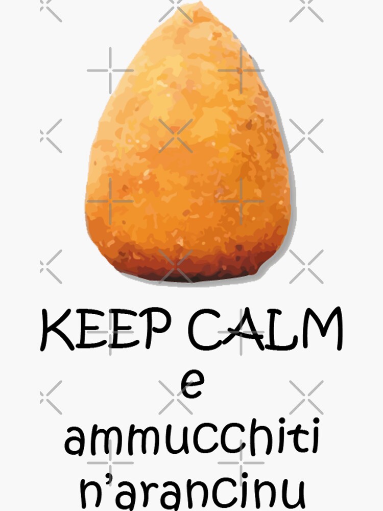 "Arancino" Sticker for Sale by RikaGi | Redbubble