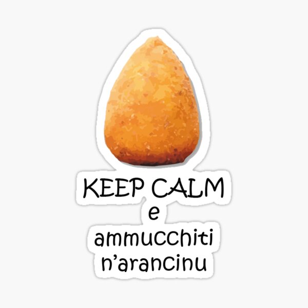 "Arancino" Sticker for Sale by RikaGi | Redbubble