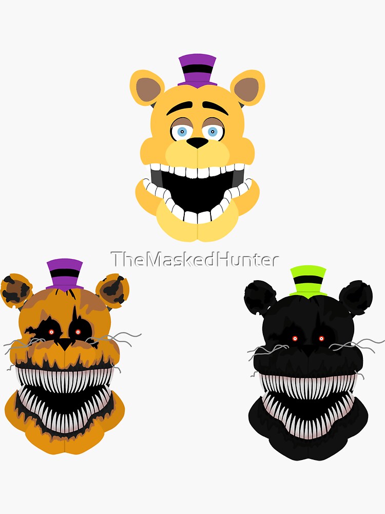"Five Nights at Freddy’s 4 sticker sheet" Sticker for Sale by ...