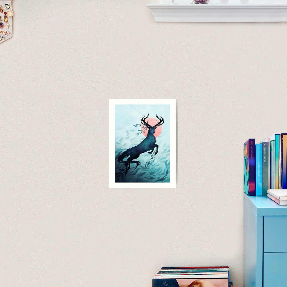 "Kelpie Stag" Art Board Print for Sale by Kajoi | Redbubble