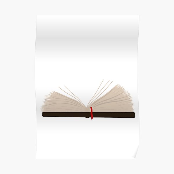 "Classic Open Book" Poster by ashlynbee2001 | Redbubble