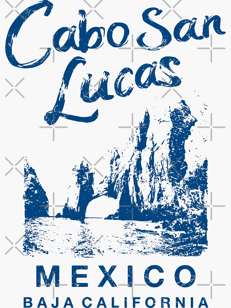"CABO Mexico Cabo San Lucas Baja California Retro" Sticker for Sale by ...