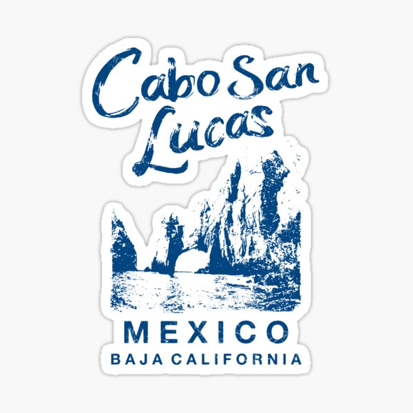 "CABO Mexico Cabo San Lucas Baja California Retro" Sticker for Sale by ...