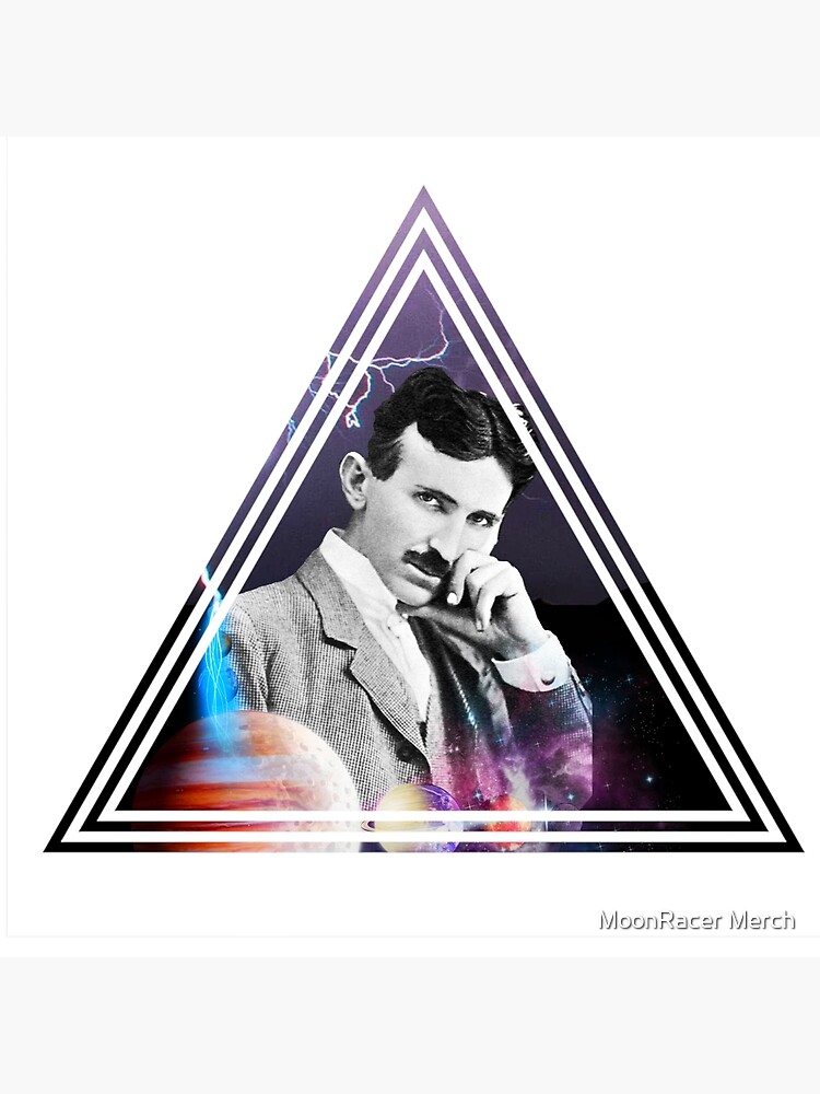 "Nikola Tesla - Triangle" Poster for Sale by ValiantTalent | Redbubble