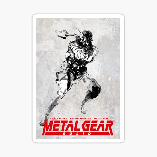 "Metal Gear Solid Poster" Sticker for Sale by PFCpatrickC | Redbubble