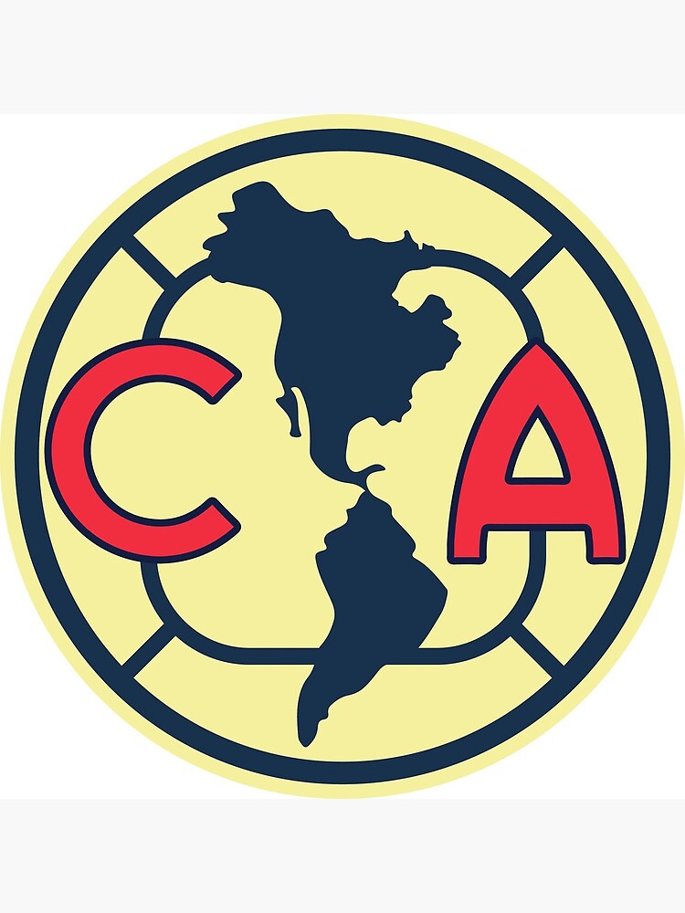 "Club America Logo" Canvas Print by StreamlinedRB | Redbubble