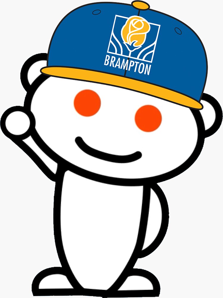 "Brampton Snoo Wave" Sticker for Sale by BramptonReddit | Redbubble
