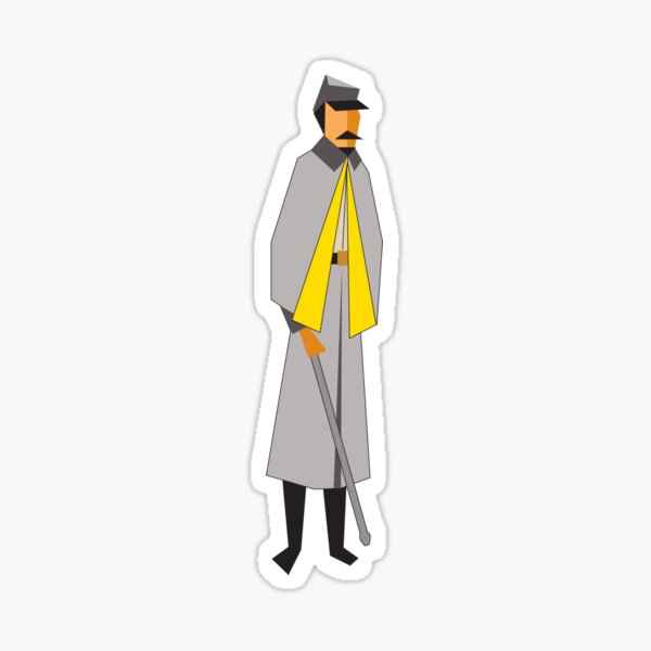 "Lost Patrol Johnny Reb" Sticker for Sale by LostPatrol | Redbubble