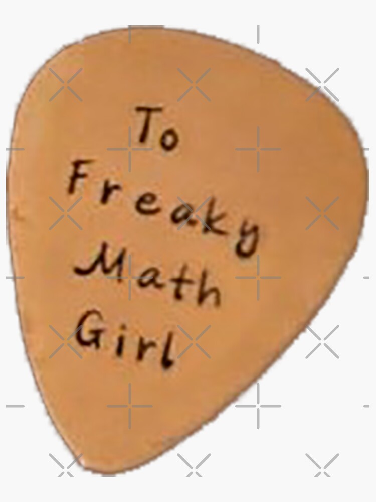 "freaky math girl nini ricky, rini" Sticker for Sale by SouthKarolina ...