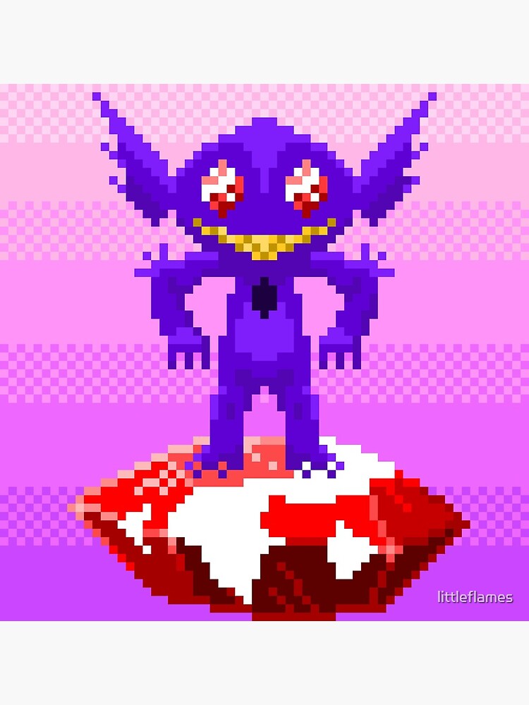 "Mega Sableye Pixel Art" Art Print by littleflames | Redbubble