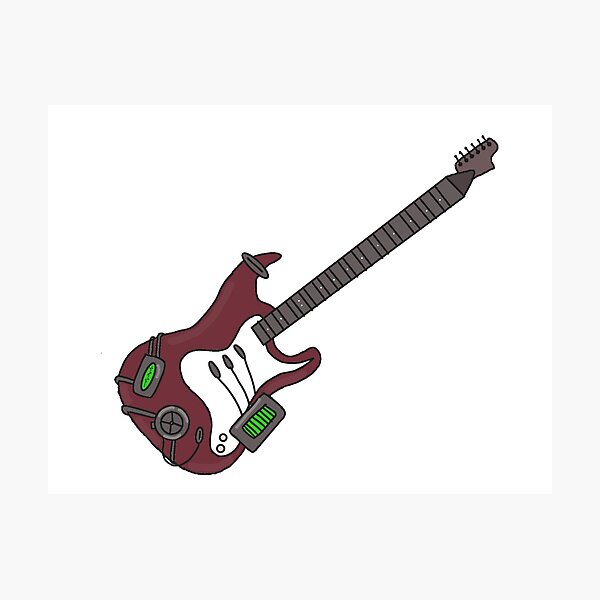 "aesthetic-vsco SALLY FACE GUITAR" Photographic Print by aesthetic-vsco ...