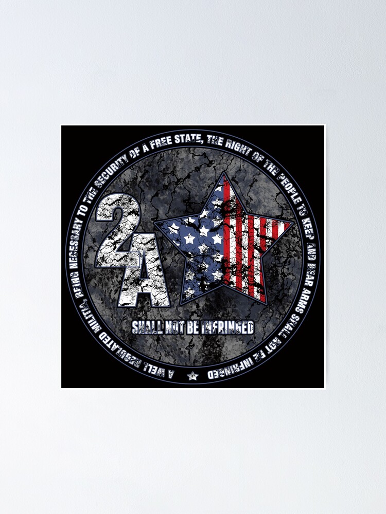 "2nd Amendment" Poster by LisaUSA | Redbubble
