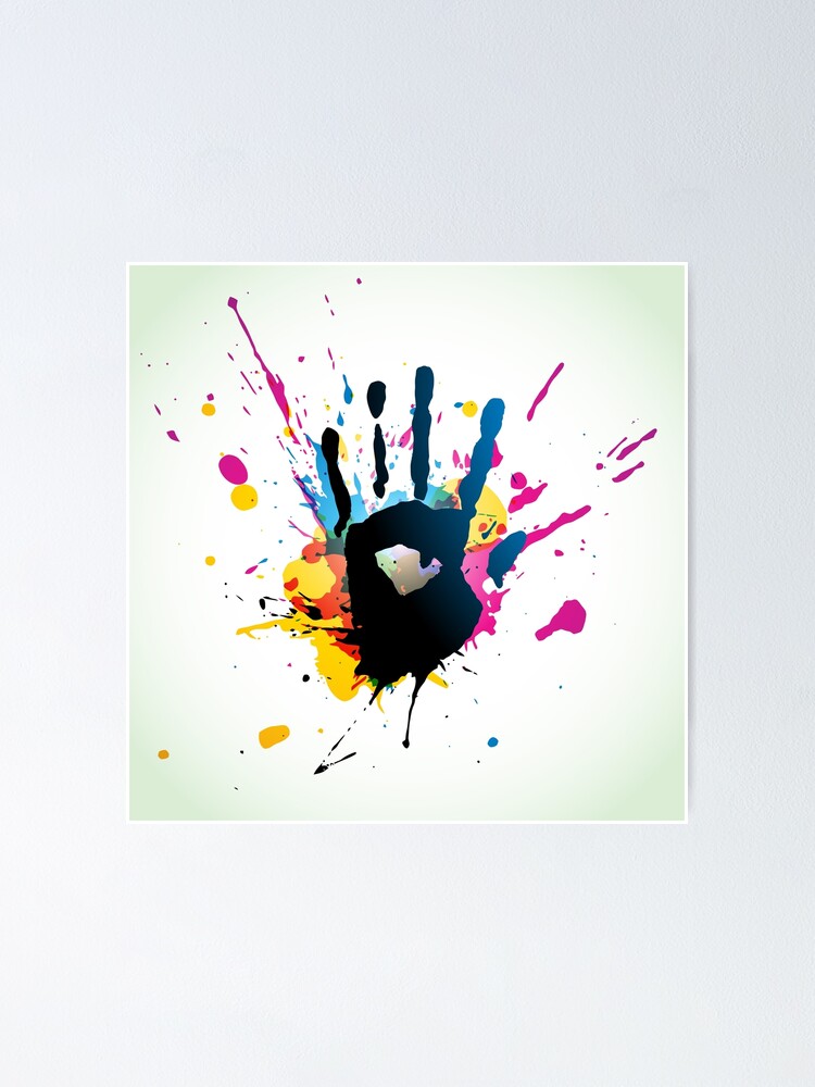 "Color Splash Art" Poster by itsmed | Redbubble