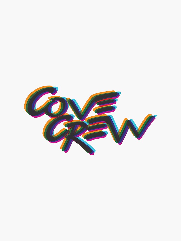 "Cove Crew Logo" Sticker for Sale by SpenceBerry | Redbubble